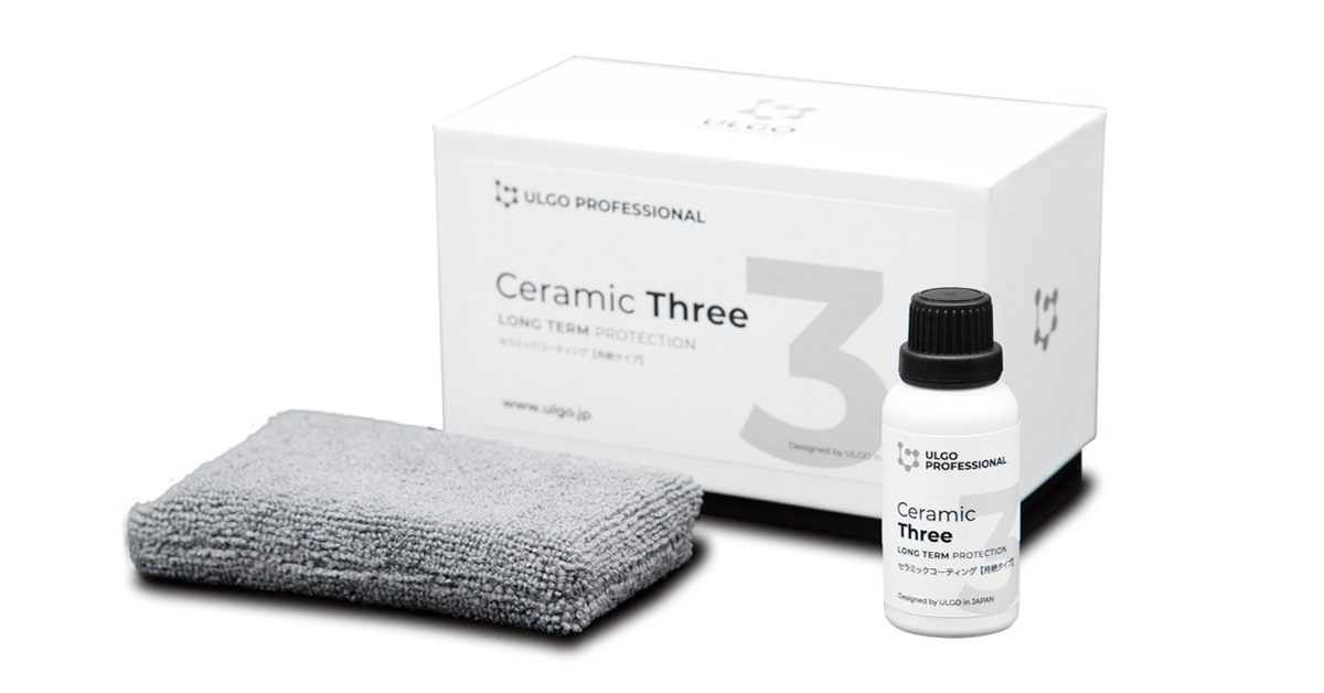 ULGO Ceramic Three 30ml ボディコーティング / セラミックスリー ｜ Carmake Artpro ONLINE SHOP
